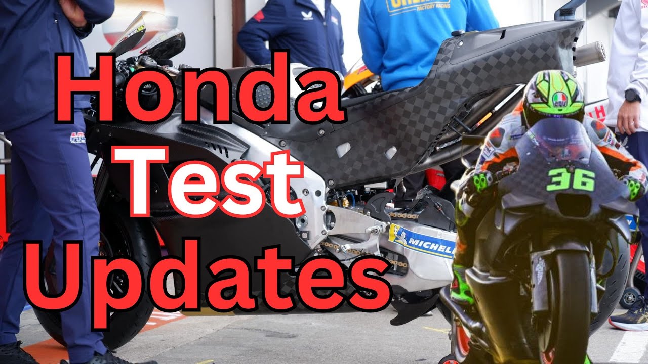 Honda's Updates For The Valencia Test | Motogp News - YouTube