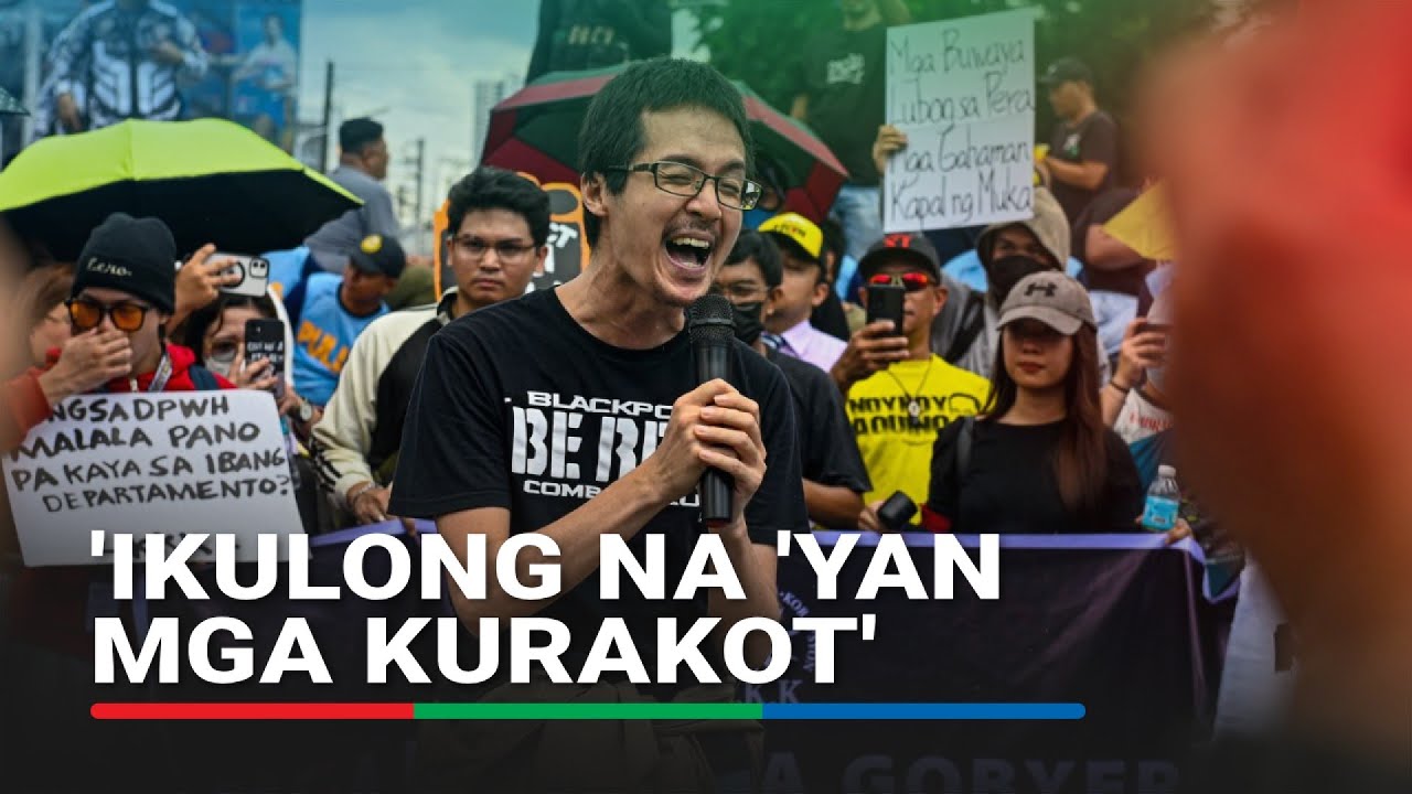 Ilang grupo, nag-protesta sa QC laban sa korapsyon | ABS-CBN News - YouTube