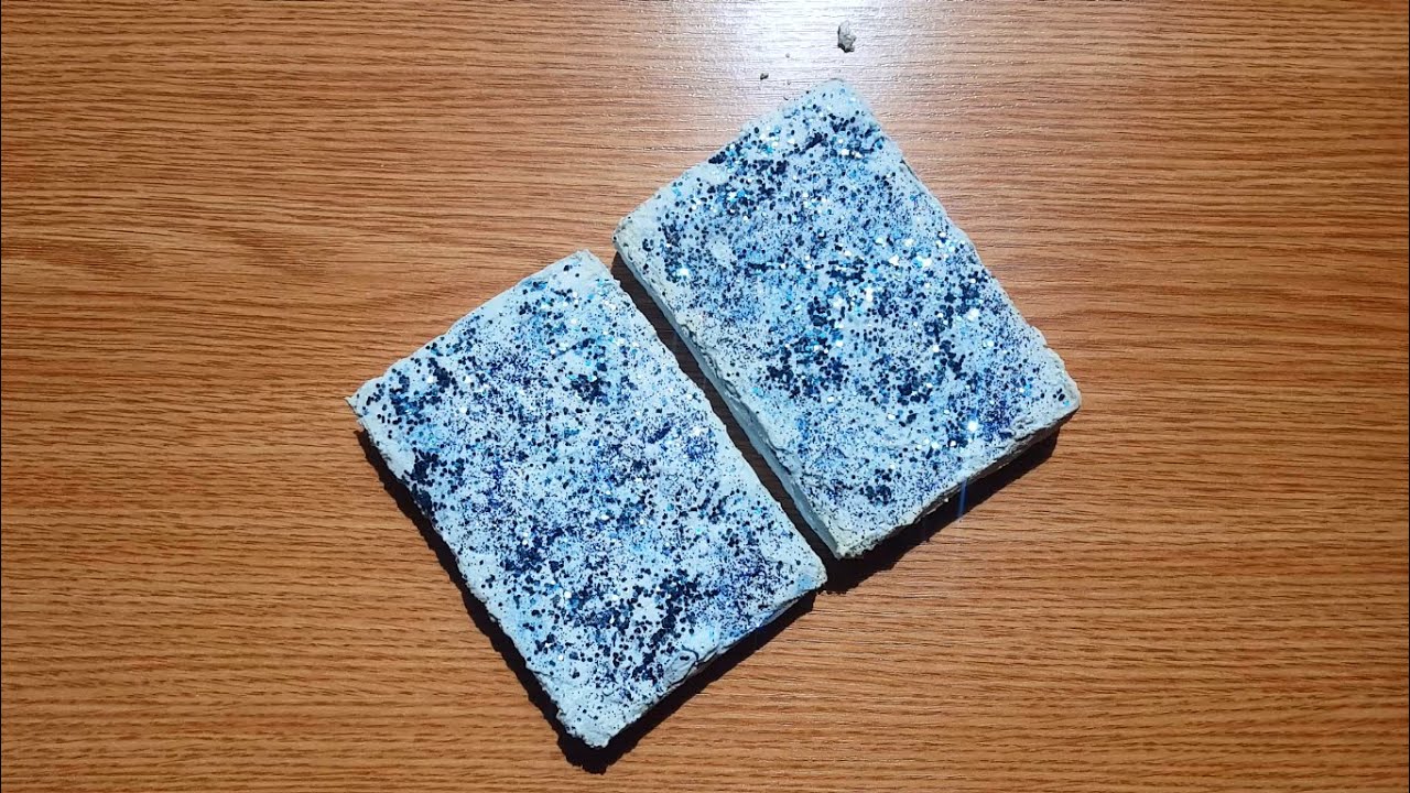 Floral foam covered in dried soda tapping & crushing ASMR |WATCH IN HD ...