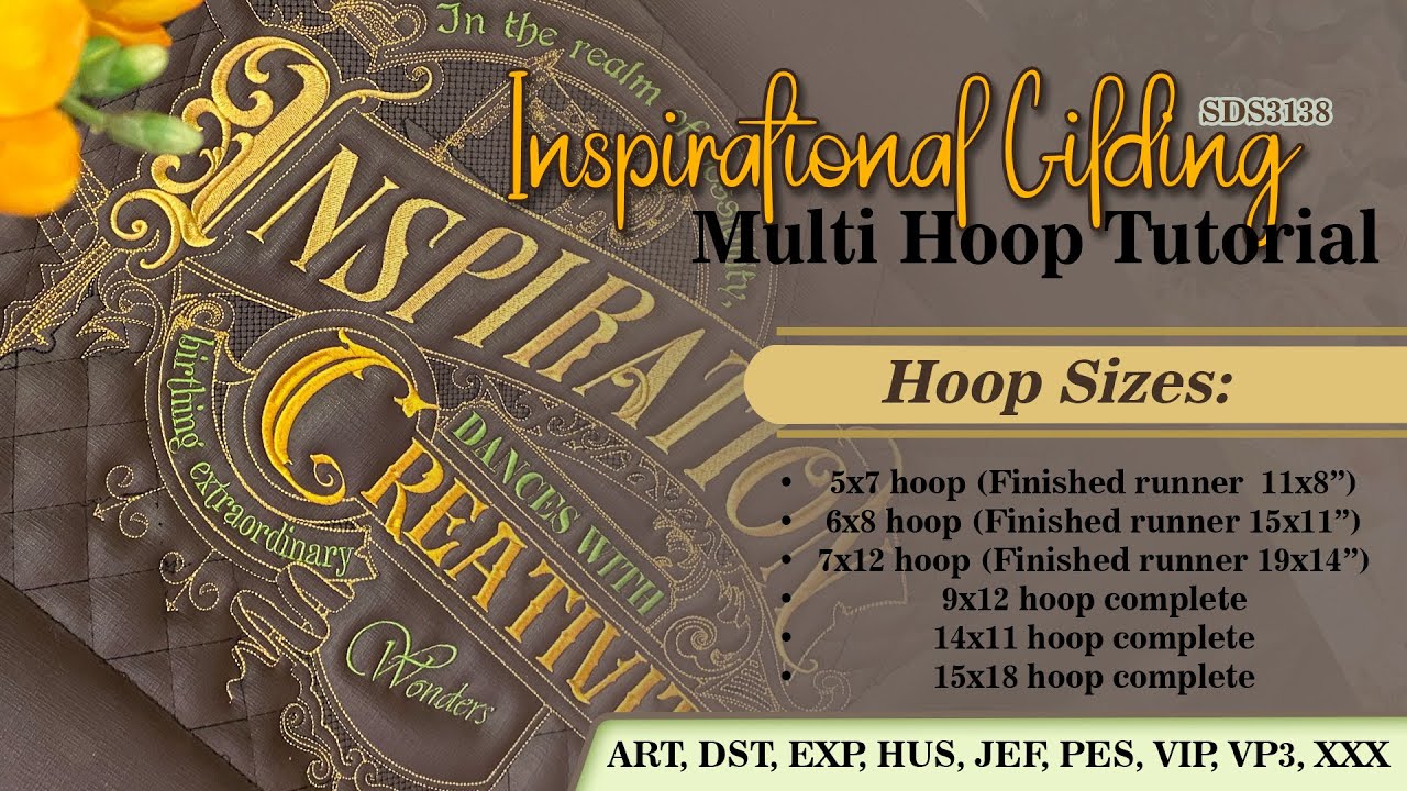 SDS3138 Multiple Hooping Tutorial - YouTube