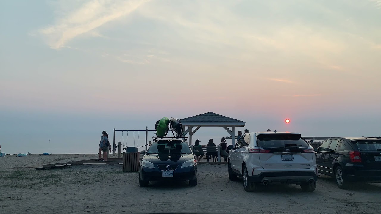 Sunset Timelapse at Port Elgin Main Beach, Ontario, Canada - YouTube