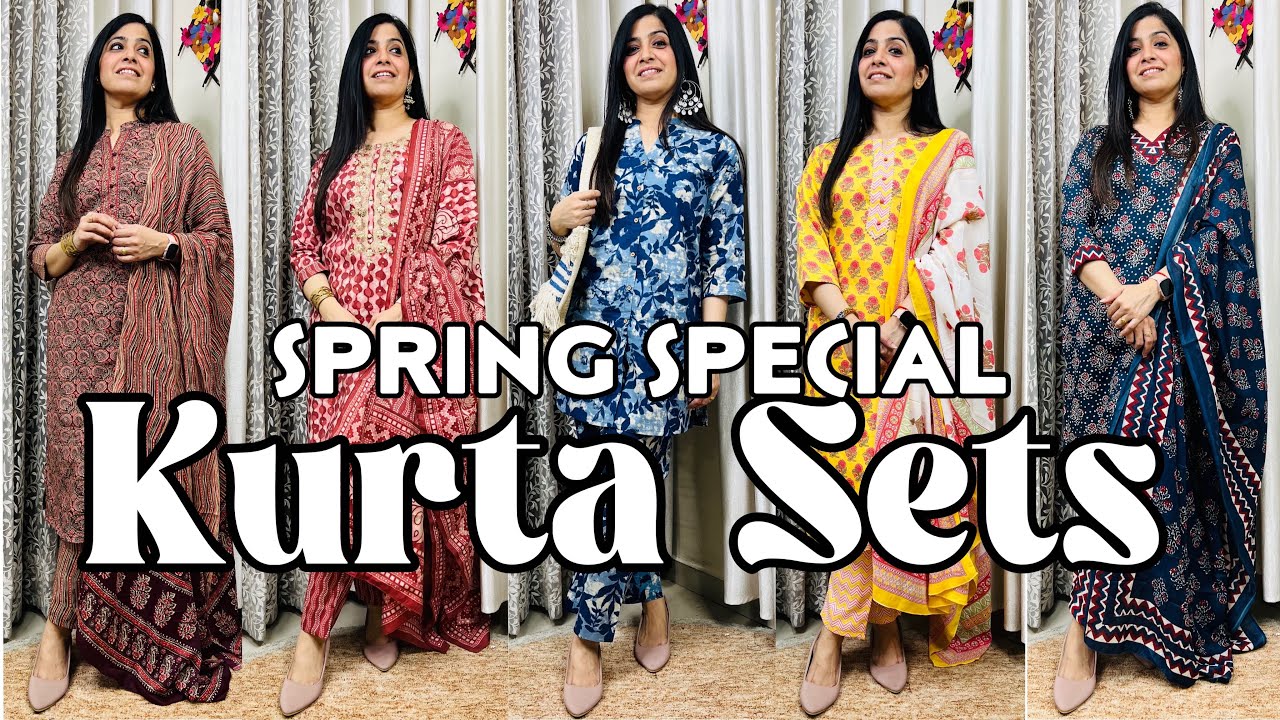 Amazon Kurta Set Haul | Daily/Office wear kurta pant dupatta haul ...