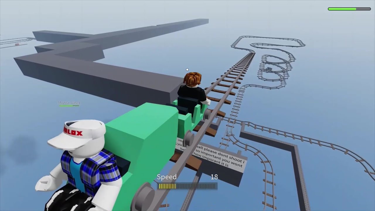 ROBLOX: cart ride around nothing (Starting At The Finish & Finishing At ...