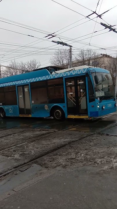 Троллейбусы Тролза-5275.03 "Оптима" 1329 и Тролза-5265.00 "Мегаполис" 3185, 109 маршрут. Саратов ...