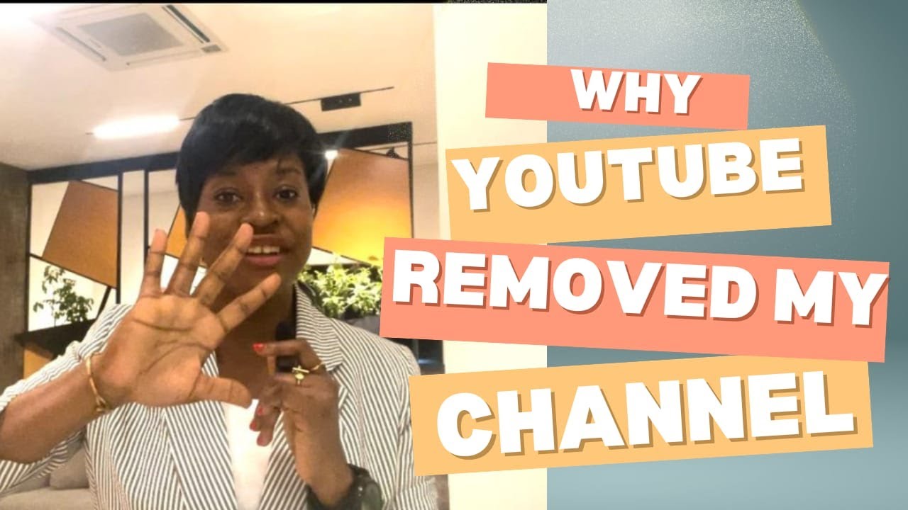 WHY YOUTUBE REMOVED MY CHANNEL FOR FIVE DAYS AND HOW I GOT IT BACK ...