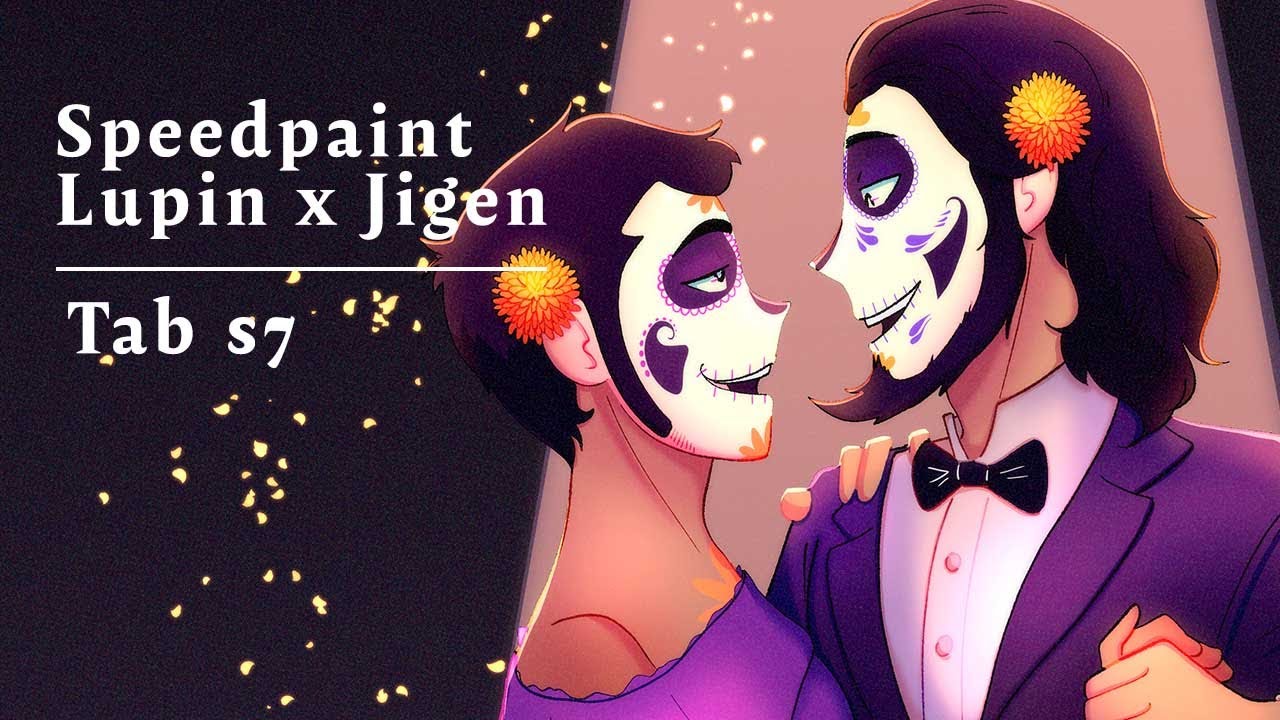 Speedpaint Fanart Lupin x Jigen ~ Tab s7 - YouTube