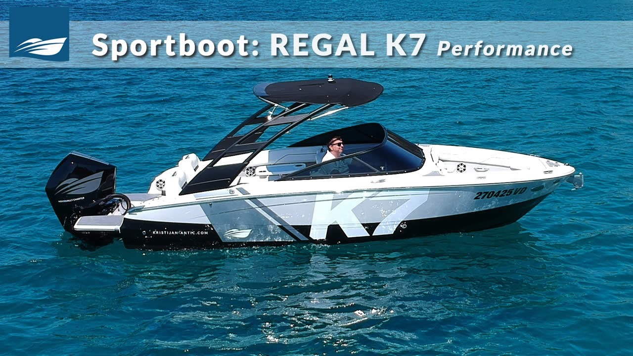 Sportboot Charter mit der exklusiven REGAL K7 - YouTube