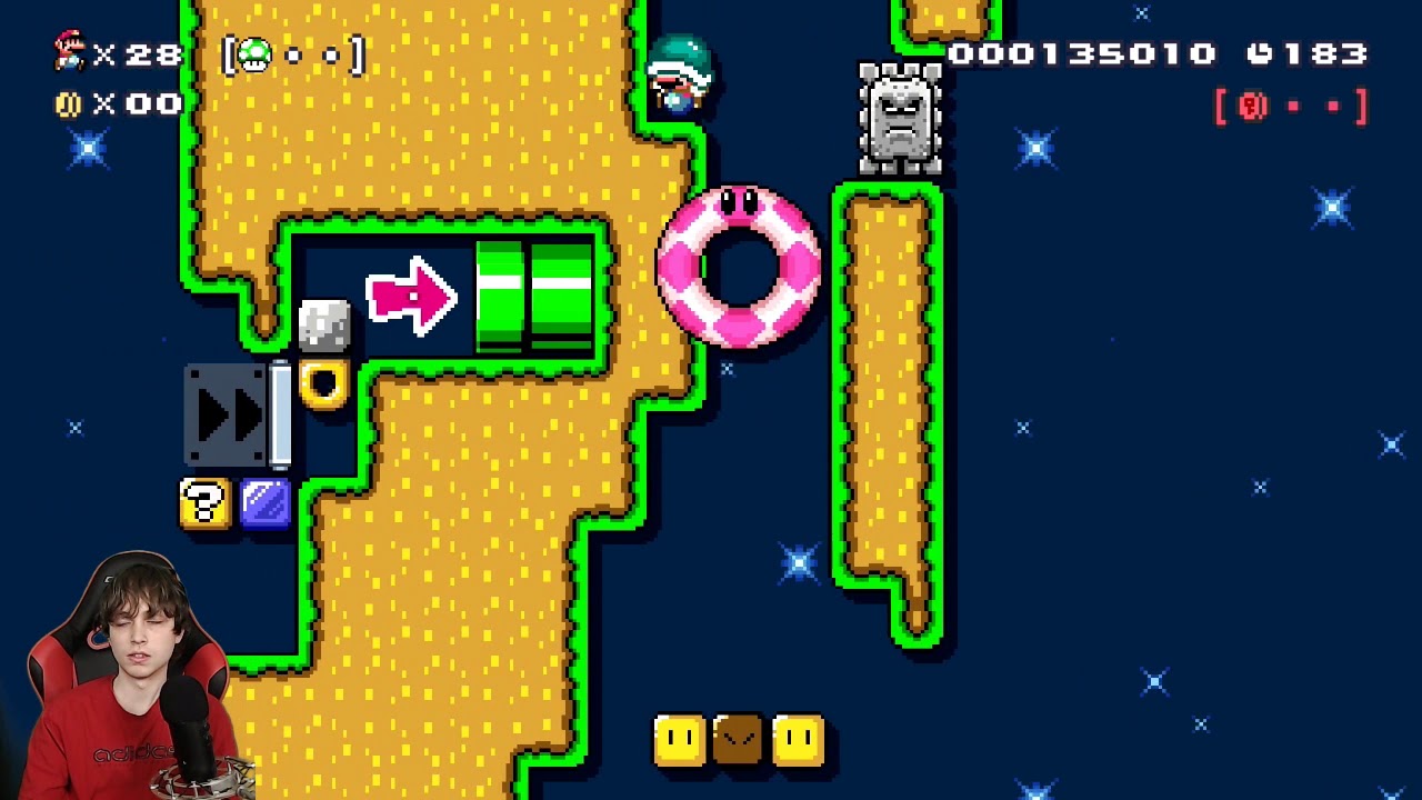 SMM2 Troll Levels Ugh - Endless Super Expert (no skips) #3 - YouTube