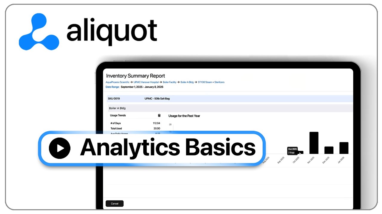 Aliquot Demo - Analytics Basics - YouTube