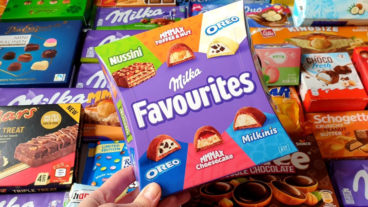 Milka Mini Unboxing Favourites Chocolates - YouTube