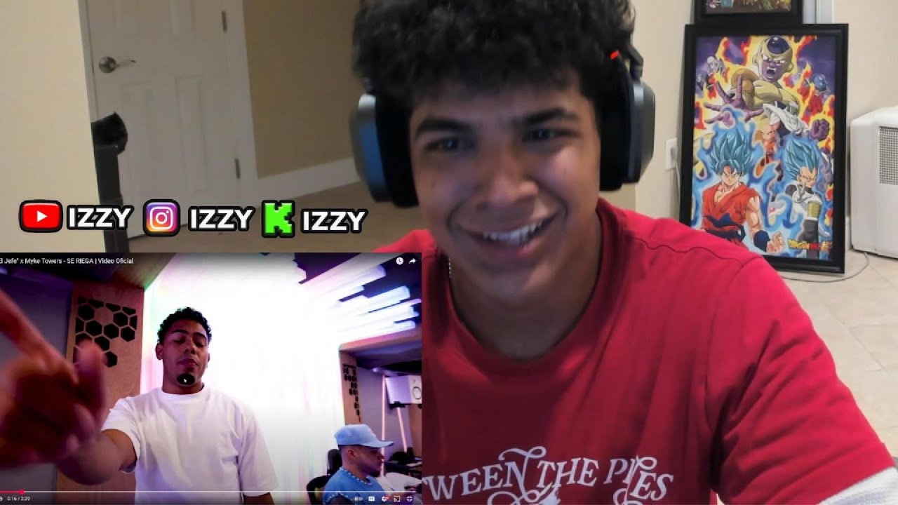 IZZY REACCIONA El Alfa "El Jefe" x Myke Towers - SE RIEGA - YouTube