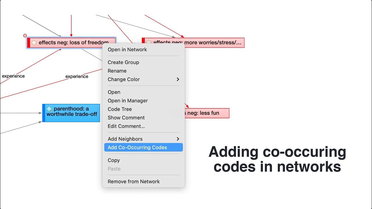 Proximity Operators and Queries ATLAS.ti 9 Mac - YouTube