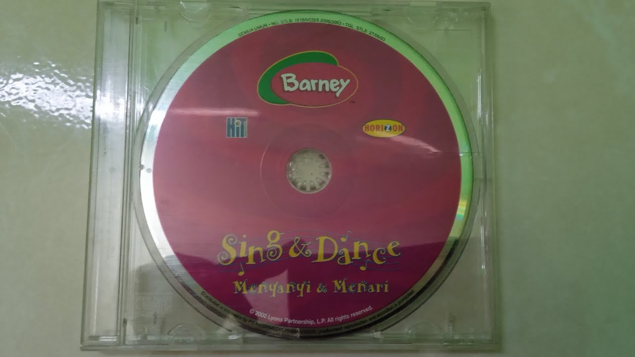 Pembukaan VCD Barney - Sing And Dance With Barney (2003 Horizon VCD ...