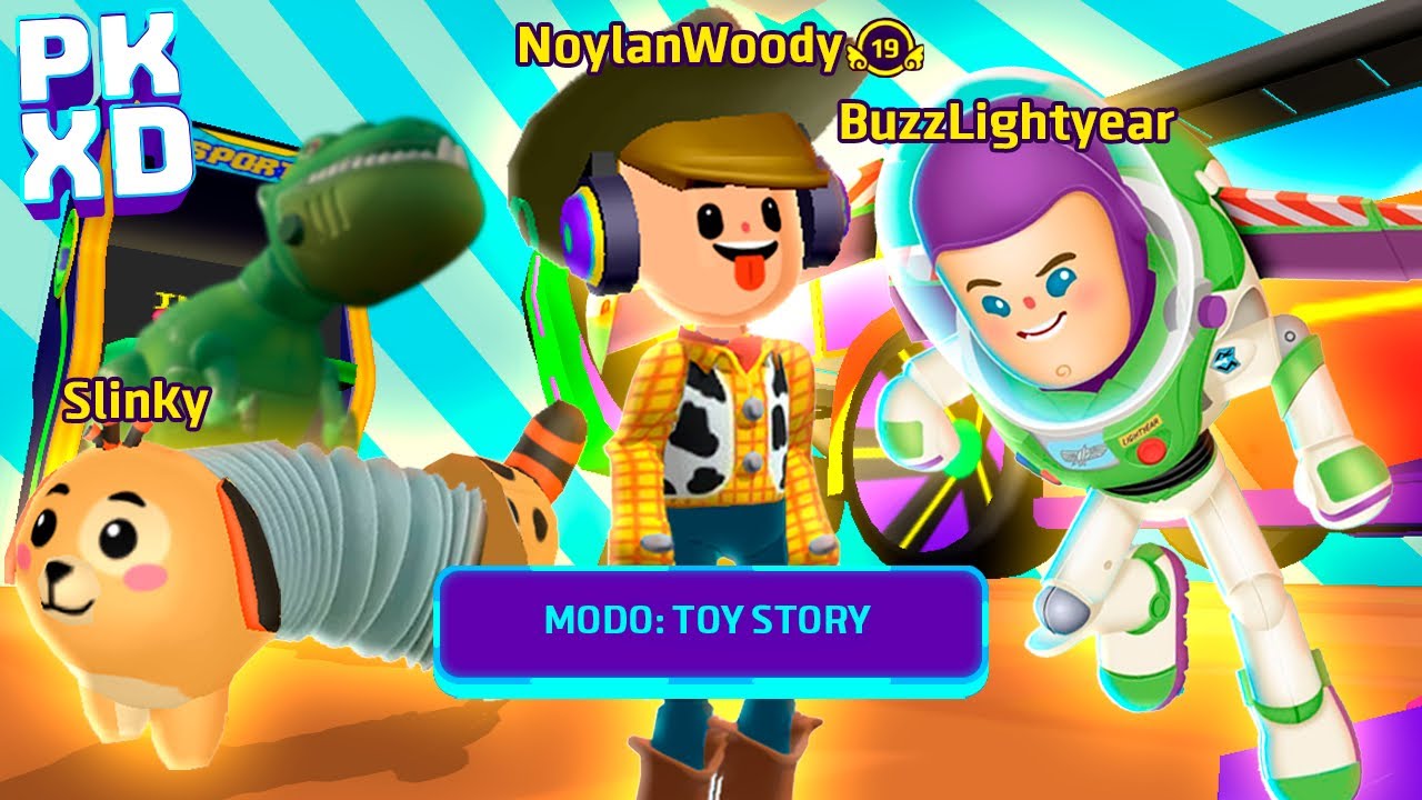 COMO JOGAR PK XD NO MODO TOY STORY - YouTube
