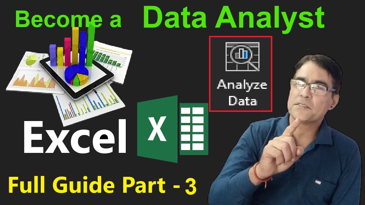 Data Analysis In Excel Part 3 How To Use Analyze Data In Excel Ai