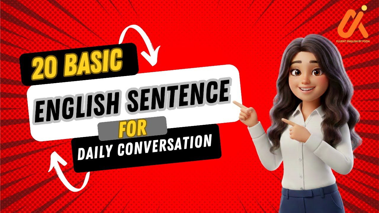 LEARN 20 BASIC ENGLISH SENTENCES FOR DAILY CONVERSATION ...