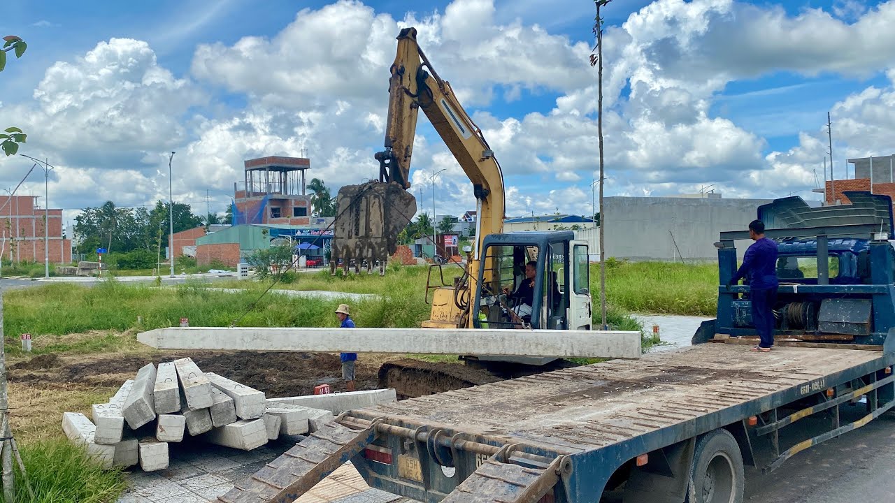 Construction vehicles | TRUCK AND EXCAVATOR to Construction of a MEGA ...