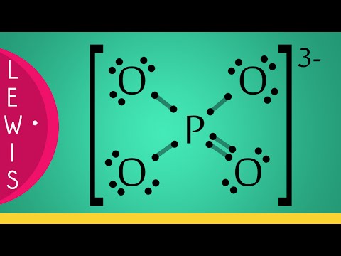 Phosphate Ion Po4 3 Lewis Dot Structure