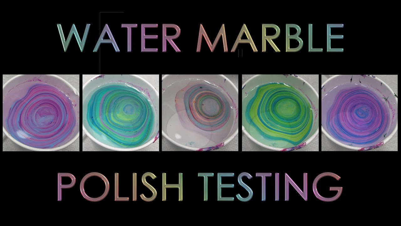 Polish Testing | OPI Color Paints Splash Water Marble | Behind the ...