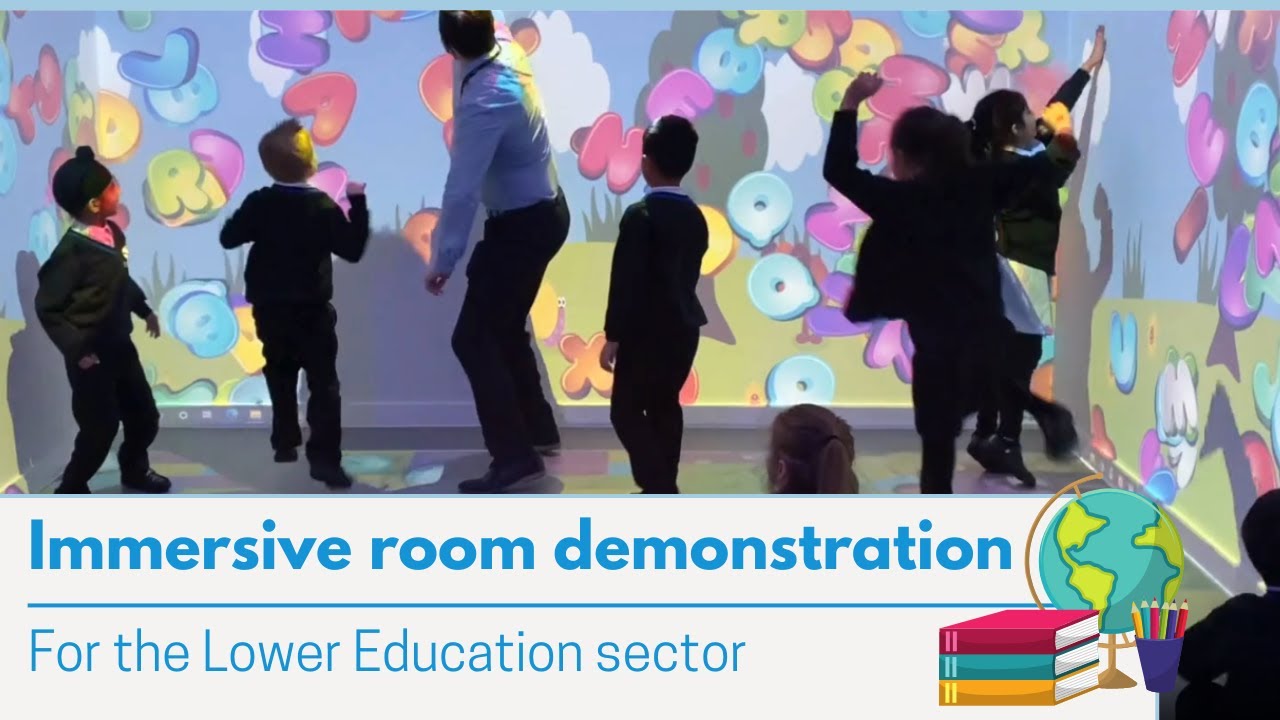 Immersive room demonstration for the Lower Education sector - YouTube
