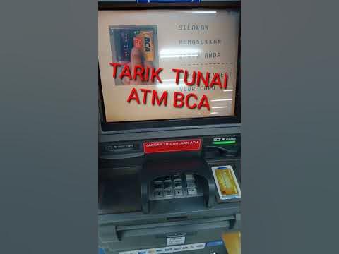 TARIK TUNAI ATM BCA NOMINAL TAMPIL DILAYAR/cara tarik dimana nominal tampil dilayar mesin atm# ...