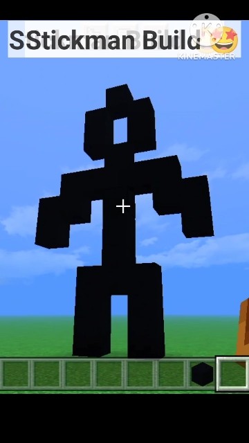 Minecraft Stickman Build 🤯 #shorts #minecraft - YouTube