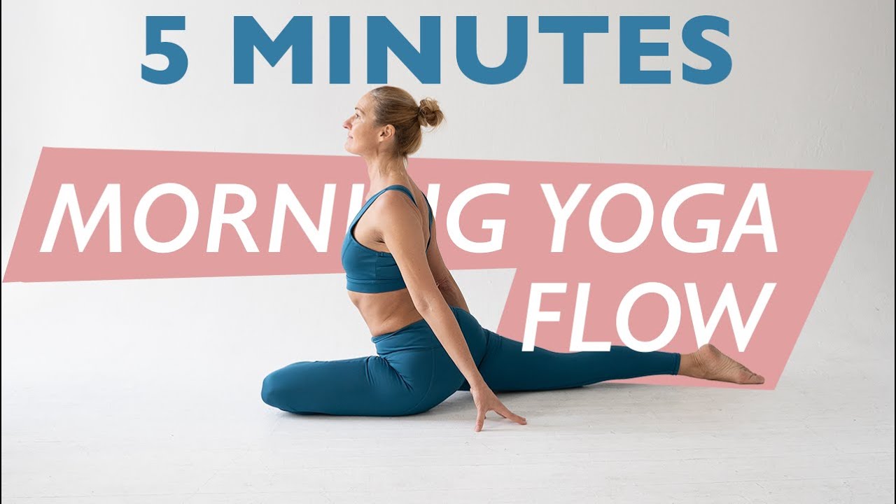 5 Minutes Morning Yoga Flow | Start Your Day Relaxed - YouTube