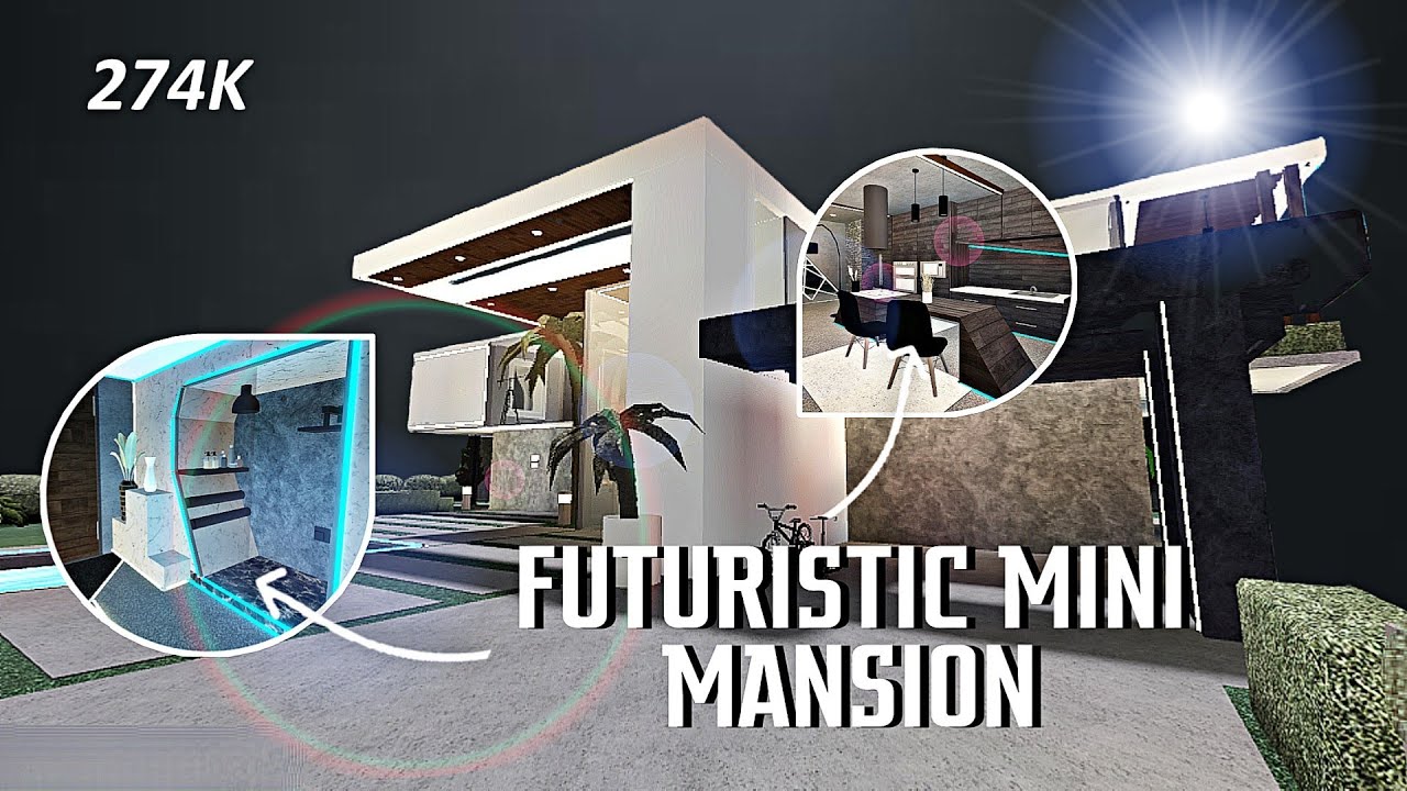 NO LARGE PLOT || FUTURISTIC MINI MANSION •274K• (SPEED BUILD : PART 1 ...