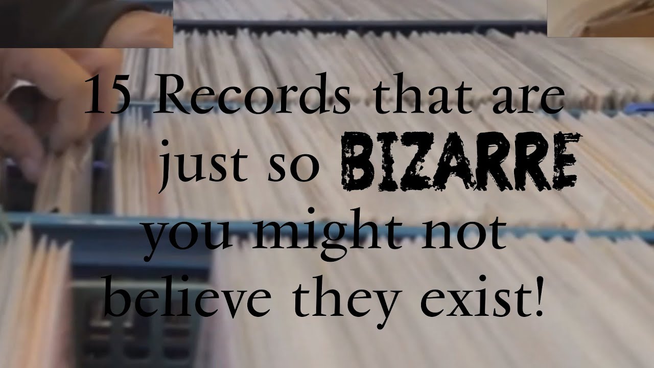 15 Vinyl Records That Are Just So BIZARRE , You Might Not Believe They ...