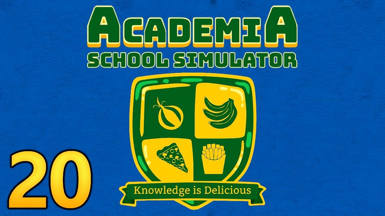 Academia School Simulator - Part 20 - OUTDOOR DESIGN - YouTube
