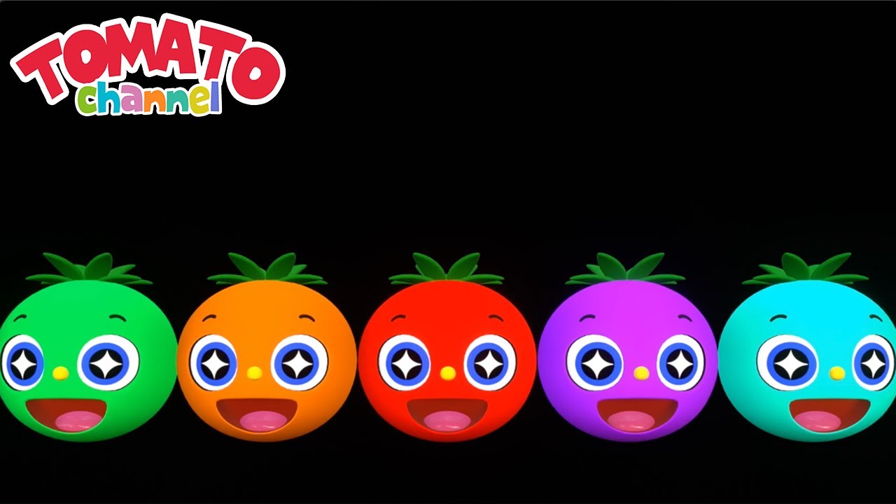 Dancing TOMATO 🍅 - Baby Stop Crying - High Contrast Animation | TOMATO channel | Baby Sensory ...