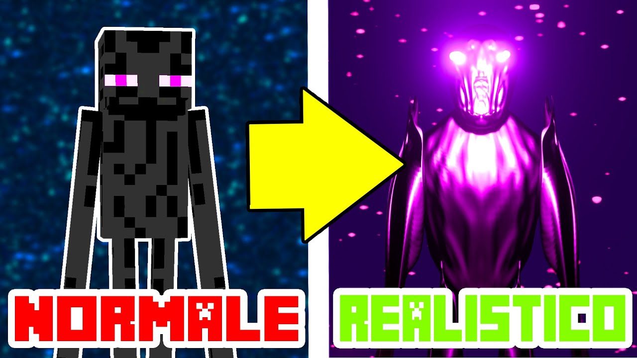 GIOCO a MINECRAFT IPER REALISTICO! NORMALE vs REALISTICO!! - YouTube
