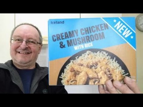 *NEW* Iceland Creamy Chicken & Mushroom With Rice ~ Only £1 ~ Microwave ...