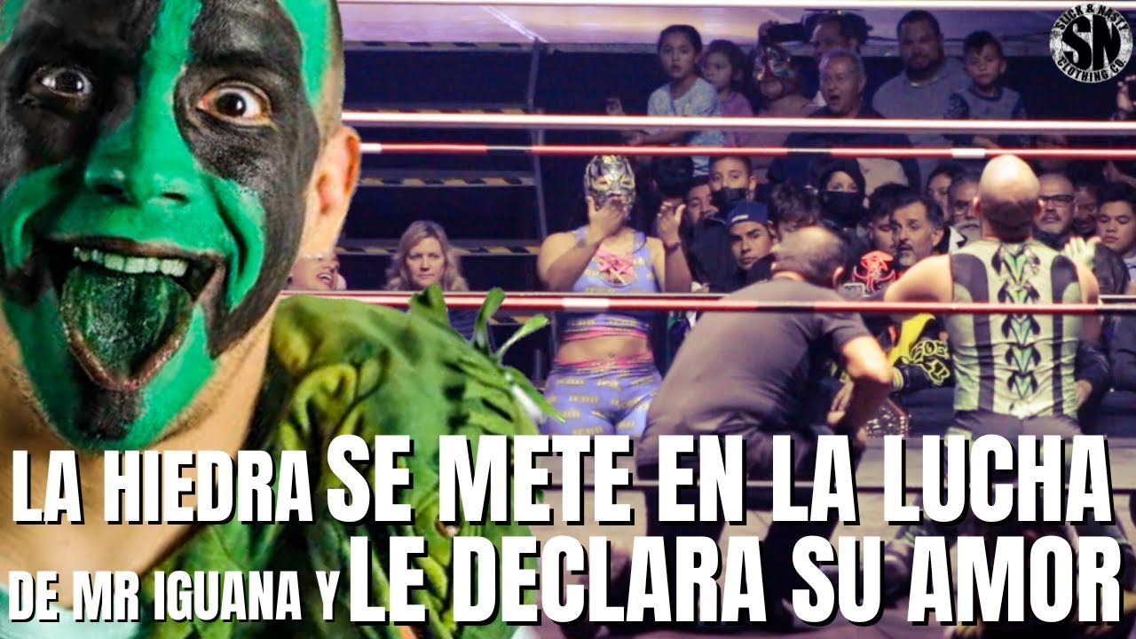 La Hiedra se METE EN LA LUCHA de mr Iguana y LE DECLARA SU AMOR - YouTube