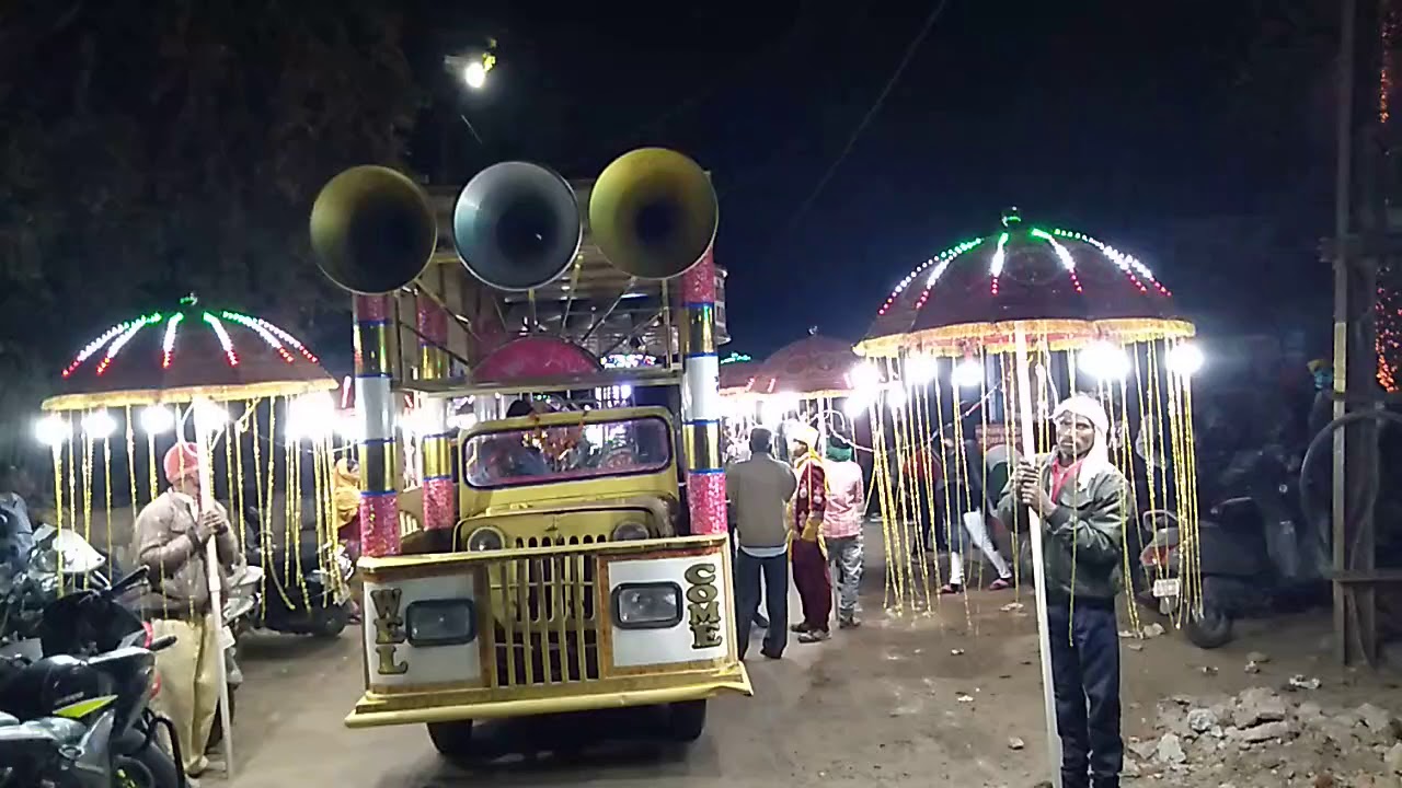 Maa laxmi new LED Chatri light Hoshangabad - YouTube