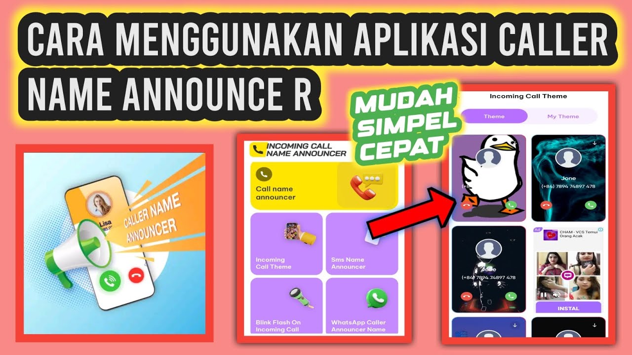 Cara Menggunakan Aplikasi Caller Name Announcer | How To Use Caller ...