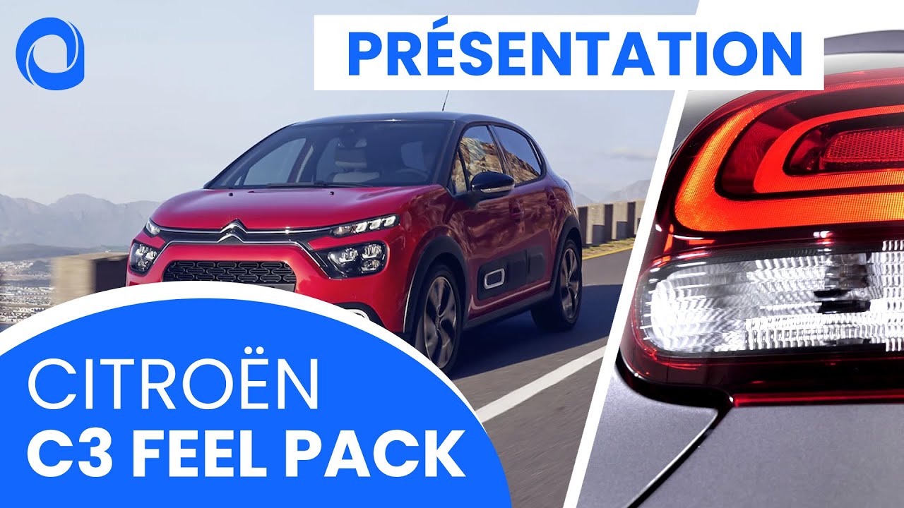 Présentation de la Citroën C3 Feel Pack - YouTube