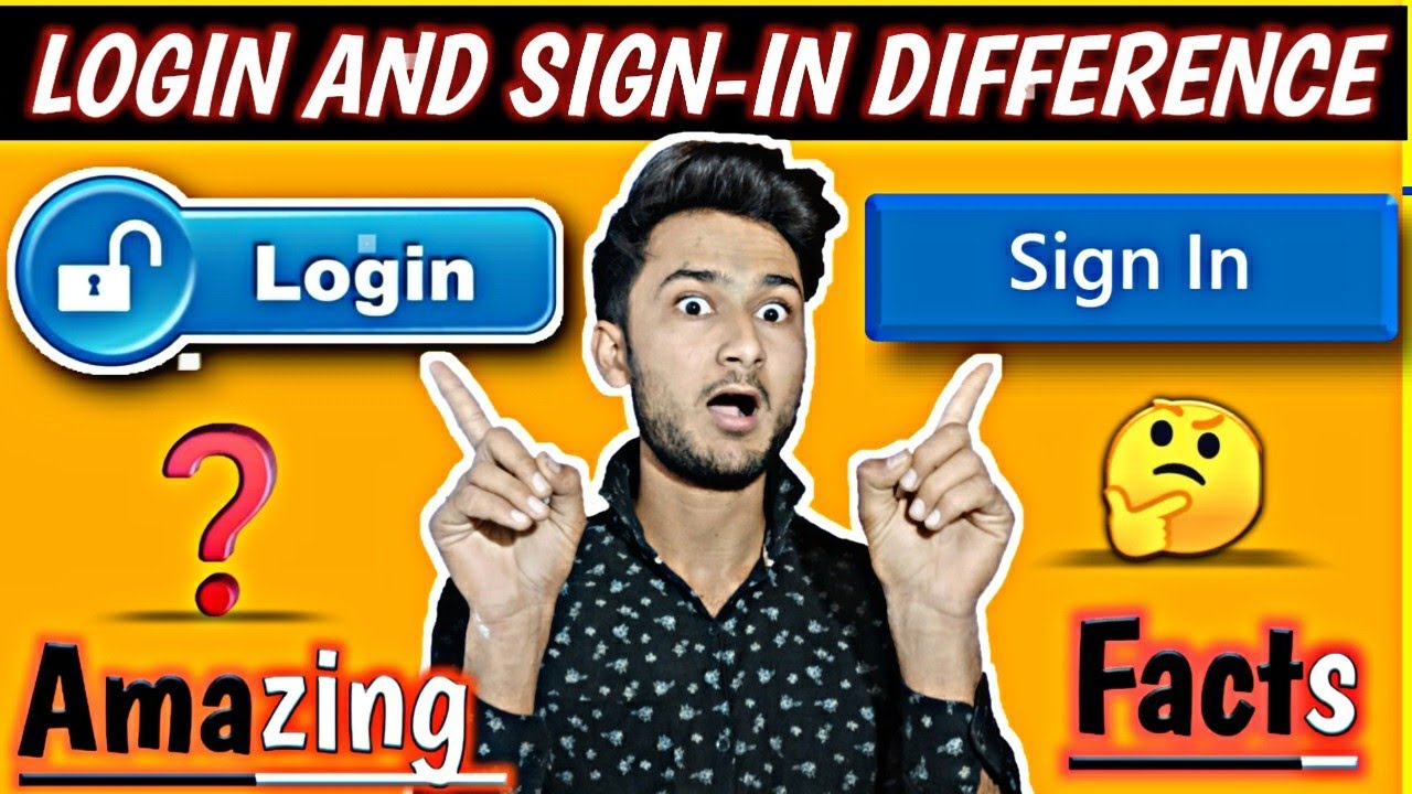 What is the difference between login and sign-in [2020] Login और Sign ...