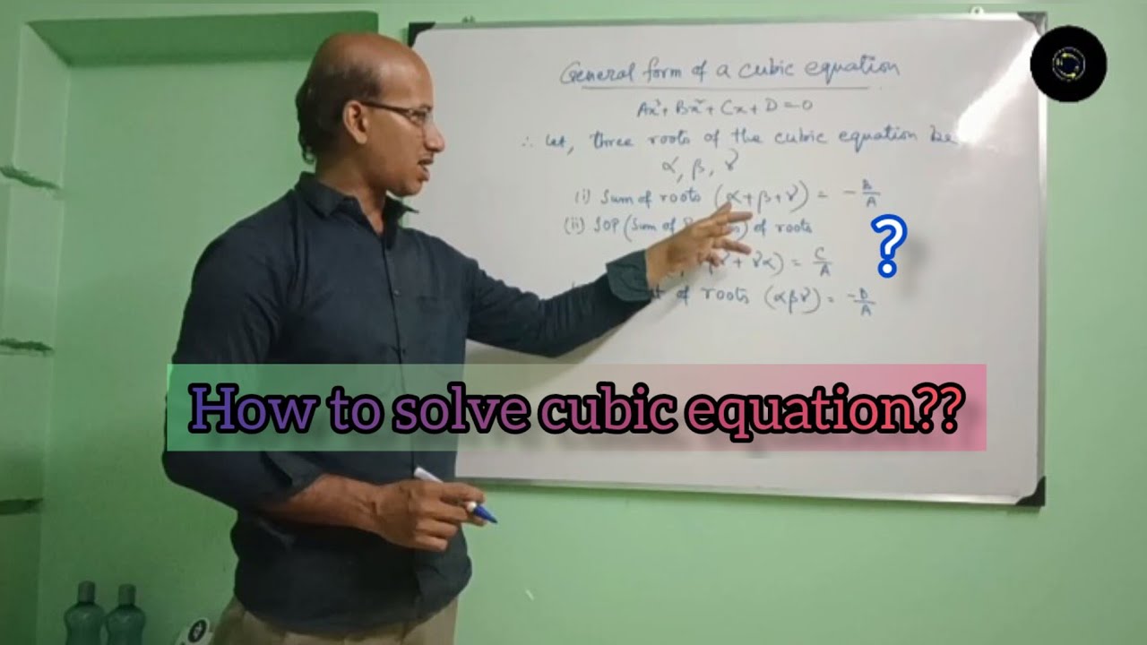 How to solve cubic equation?(Part-2) Quick and easy || #BtoSacademy ...