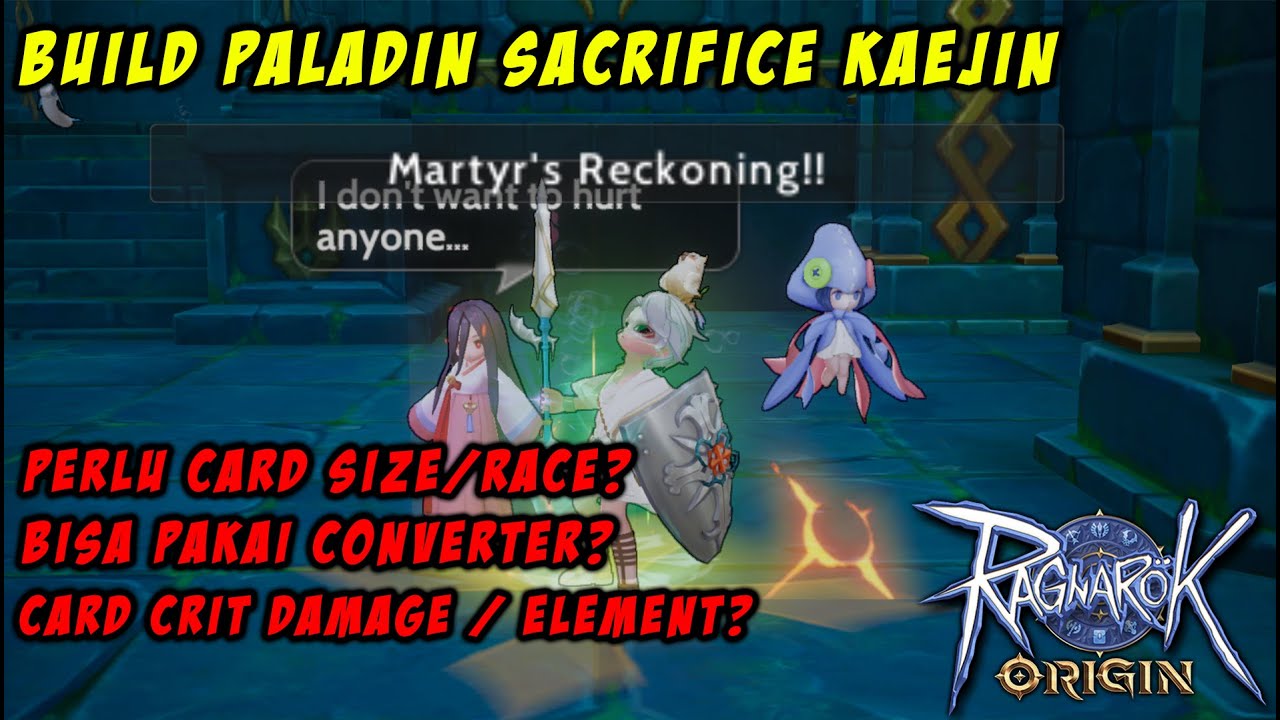 BUILD AKHIR PALADIN SACRIFICE DAN SEDIKIT TIPS BUAT PLAYER PALADIN ...