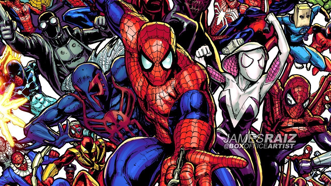 Drawing 50 DIFFERENT SPIDER-MAN SUITS in FULL COLOR! - YouTube