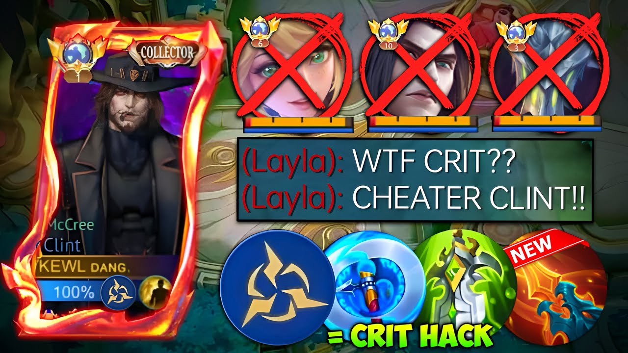 GLOBAL CLINT TRY THIS BURST CRIT DAMAGE HACK BUILD FOR 2025!💀 (please ...