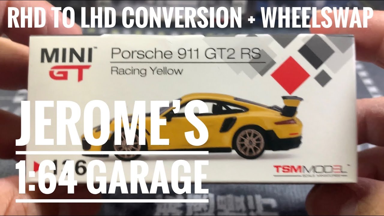 RHD to LHD CONVERSION + QUICK WHEELS SWAP MINI GT’s 1:64 PORSCHE 911 ...
