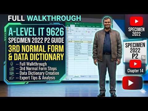 SPECIMEN 2022 P2 | A LEVEL IT 9626 - YouTube