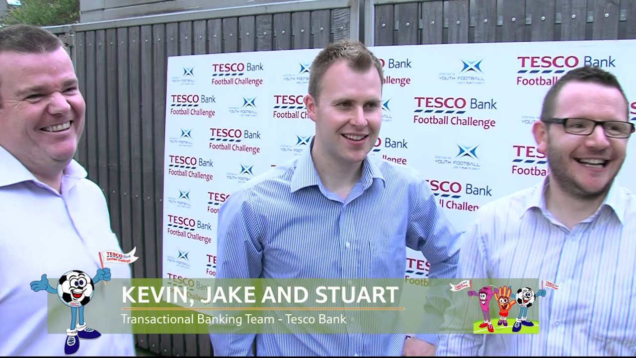 Tesco Bank Football Challenge Colleague Football Event - YouTube