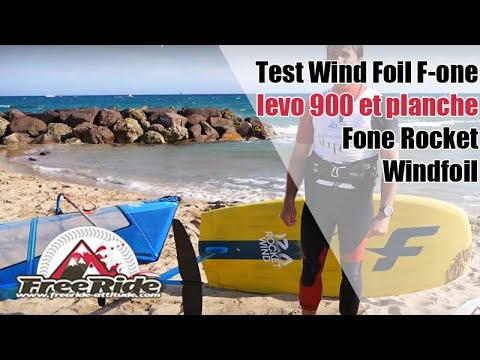 Test Wind Foil F-one levo 900 et planche Fone Rocket Windfoil - - YouTube
