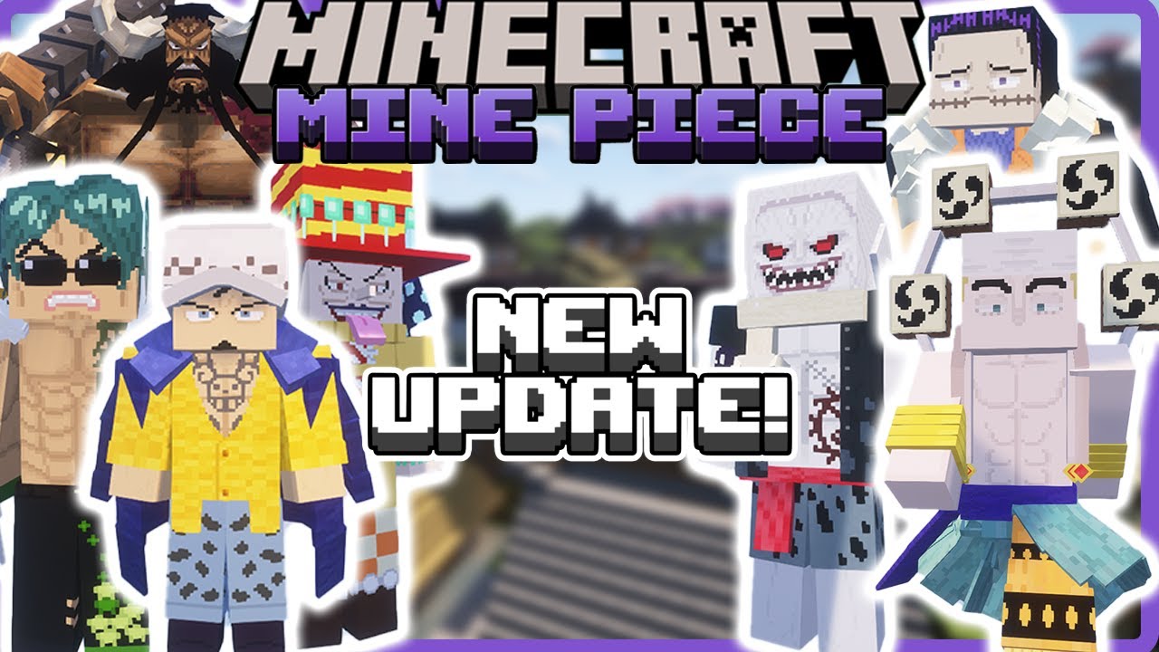 HUGE Update! NEW DEVIL FRUITS, LAW, ENEL! - Minecraft Mine Piece 1.20.1 ...