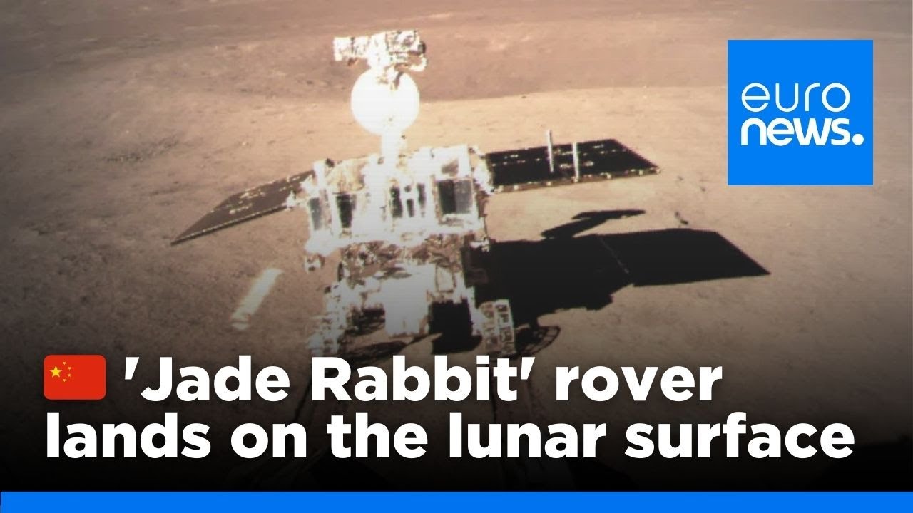 China moon landing video: 'Jade Rabbit' rover soft-lands on lunar ...