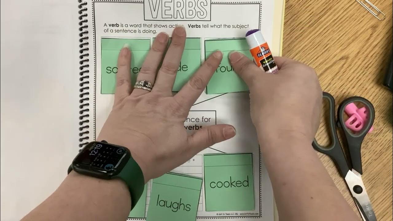 Verbs Interactive Notebook - YouTube