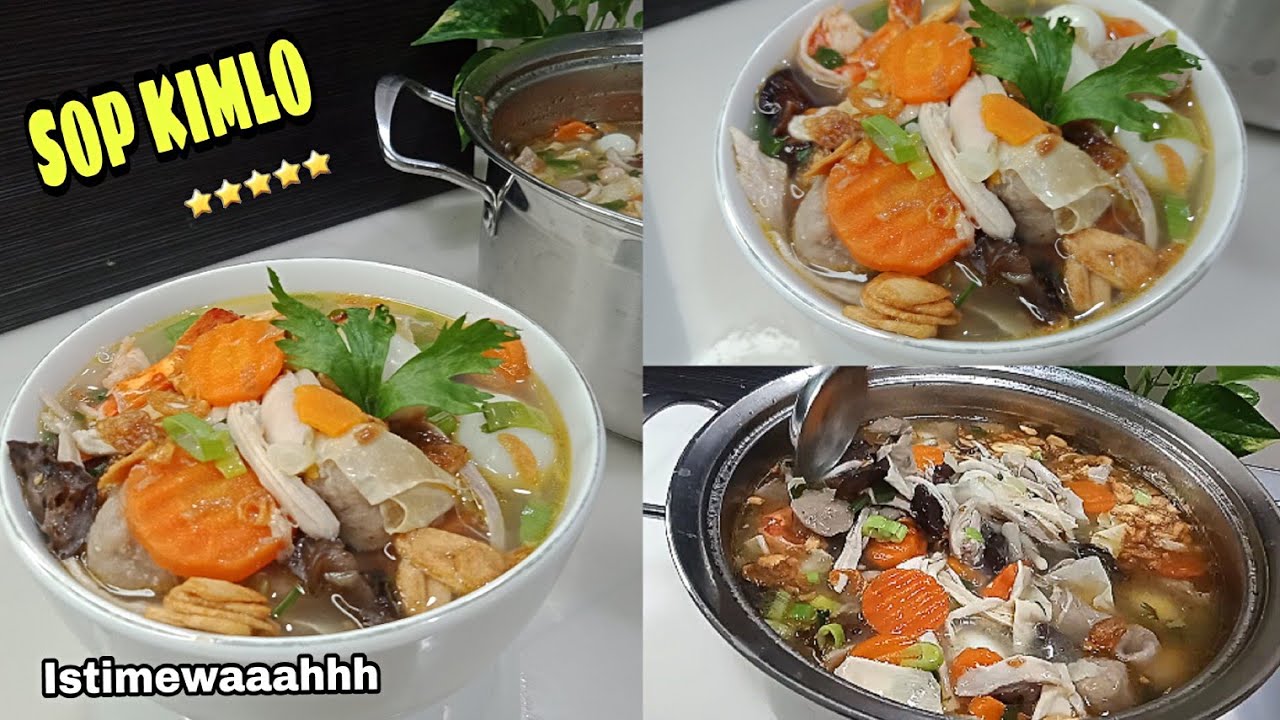 Resep Sop Kimlo Enak | Menu Prasmanan - YouTube